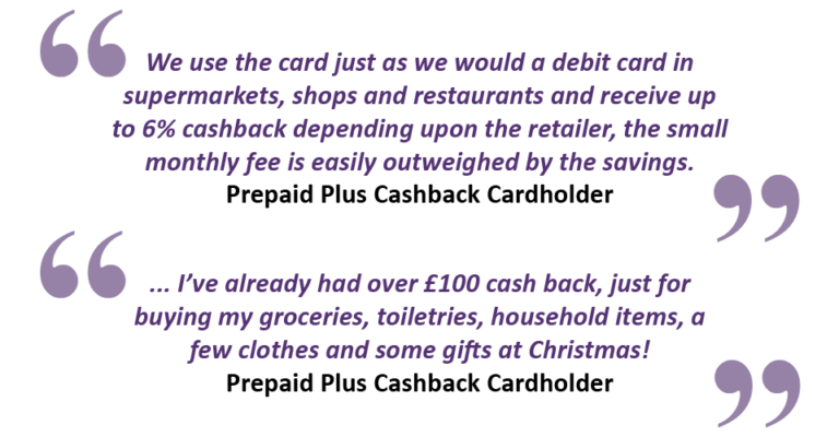 Enjoy unlimited cashback savings with the Union Prepaid Plus Cashback card